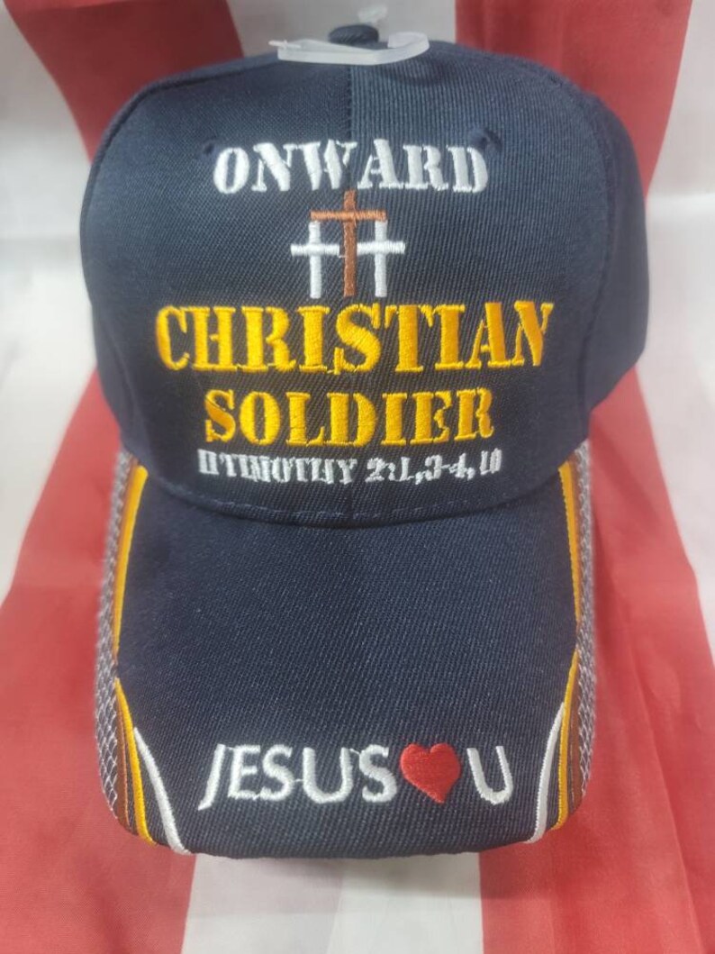 On Ward Christian Soldier Baseball Cap/hat 4 Colors - Etsy
