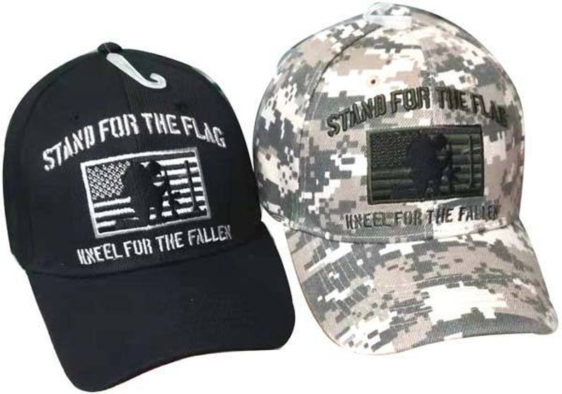 Stand for the Flag Kneel for the Fallen Baseball Cap/hat 2 - Etsy
