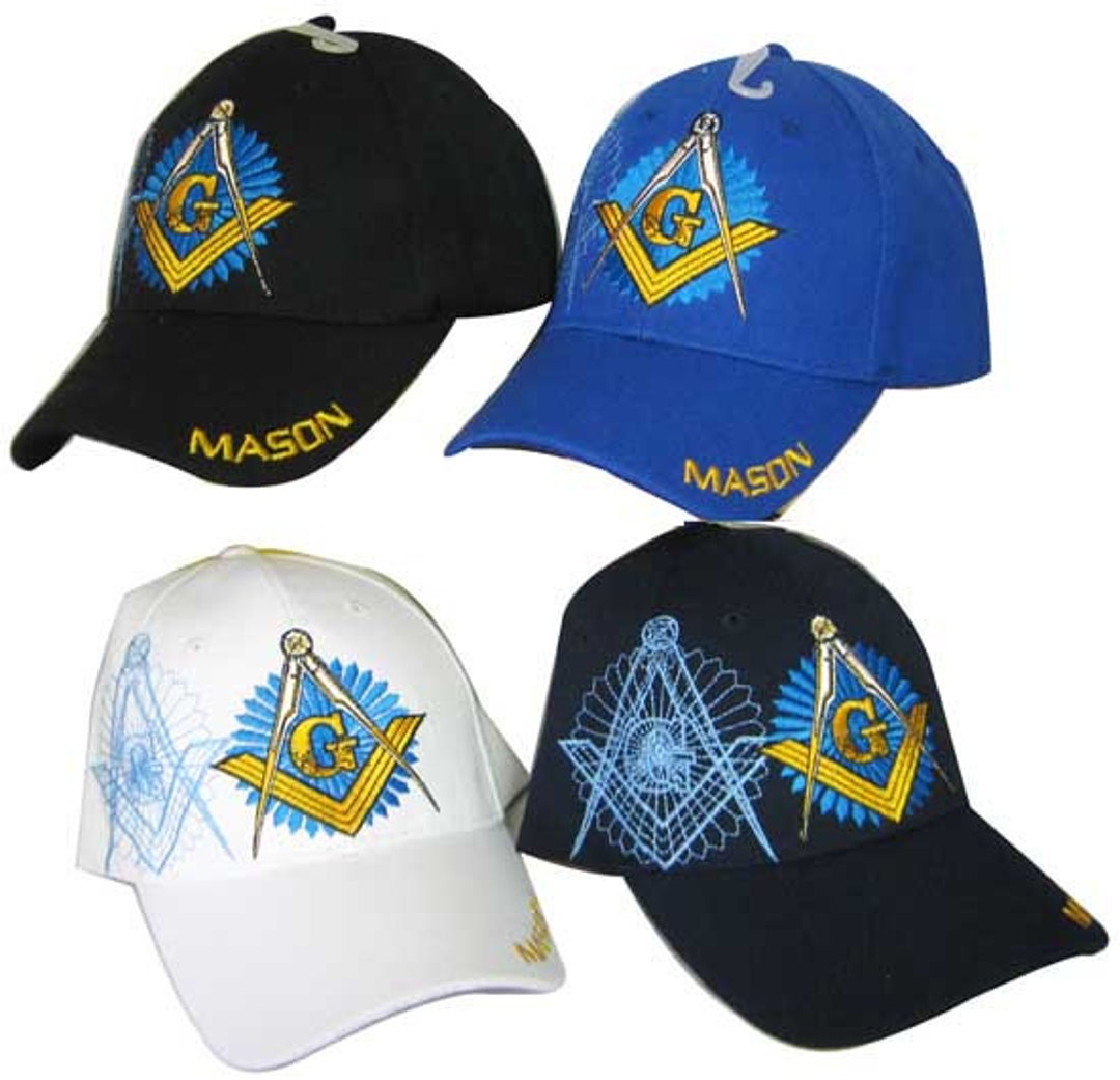 Mason, Baseball Cap/hat, W/mason on Bill and Back. 4 Colors - Etsy
