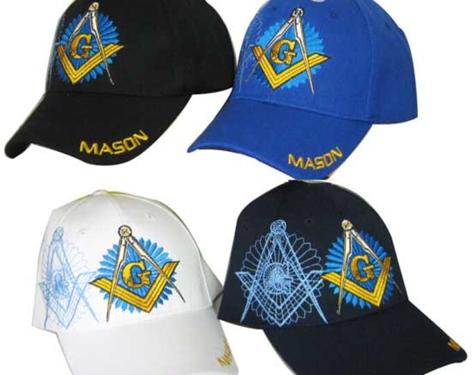 Mason, Baseball Cap/hat, W/mason on Bill and Back. 4 Colors - Etsy