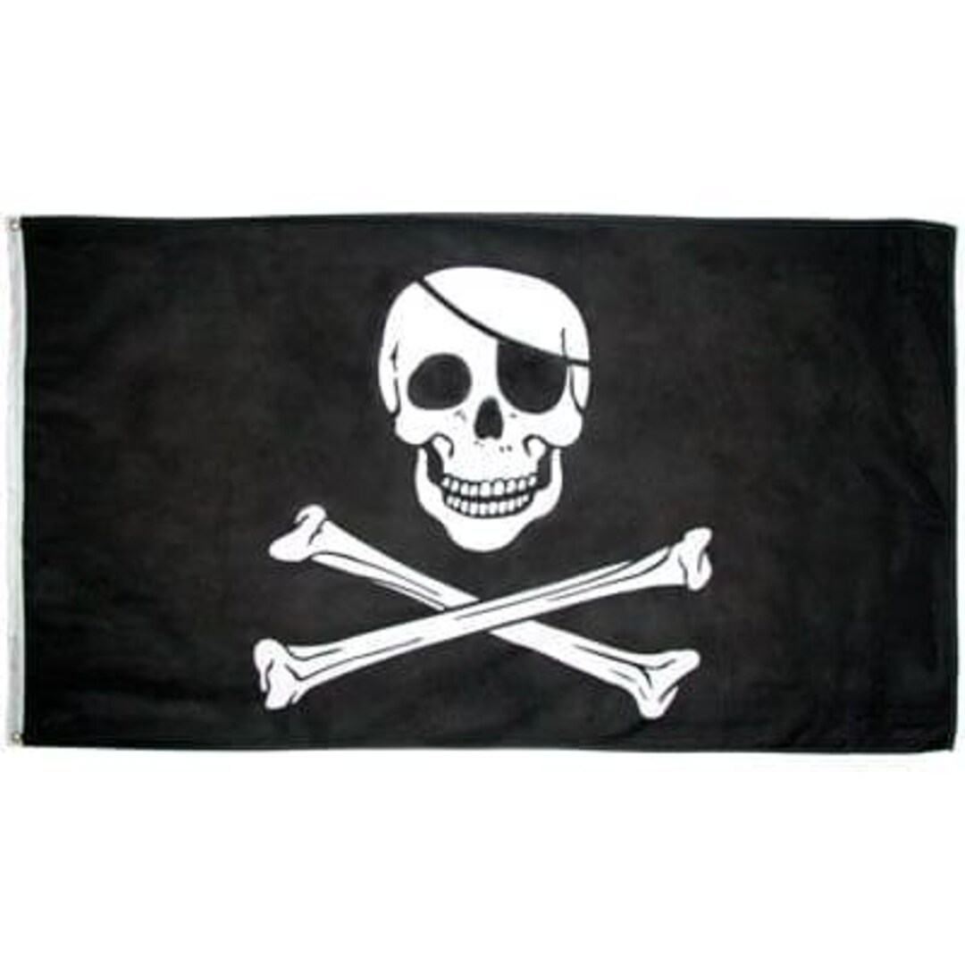 Jolly Rogers Flag, 3 X 5 Foot Standard Full Sized Polyester Flag - Etsy