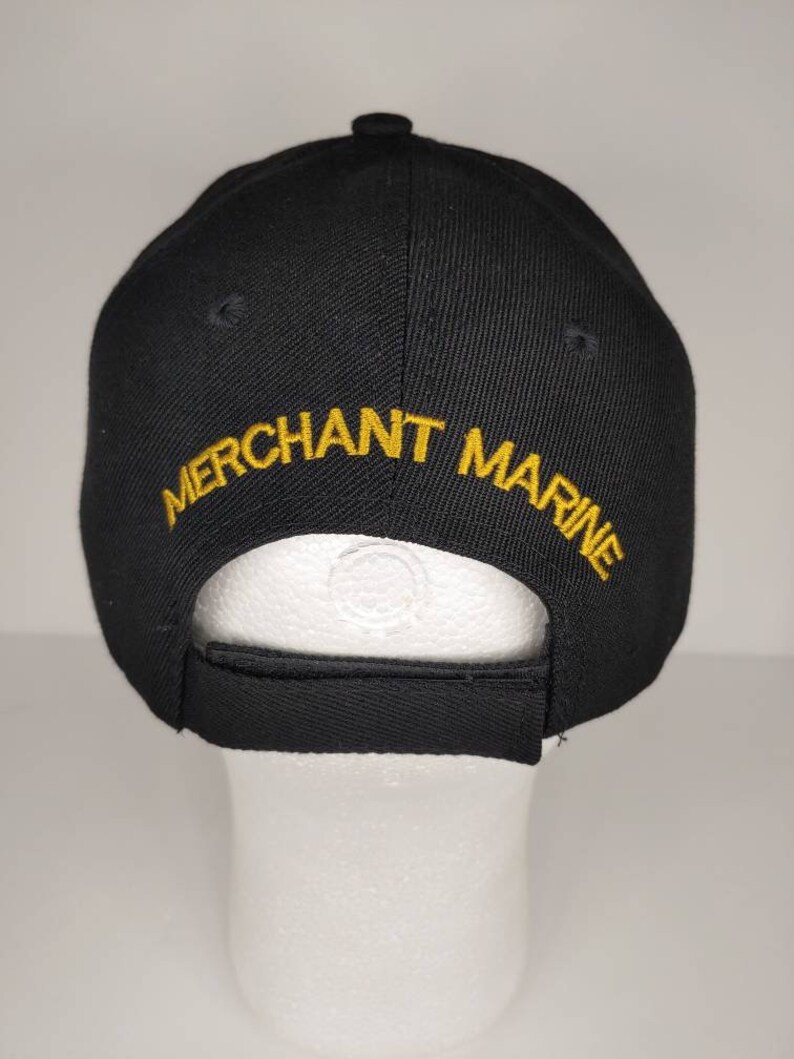 U.S. Merchant Marine Black Baseball Cap/hat W/merchant - Etsy