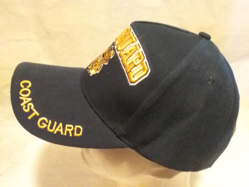 Coast Guard W/seal Blue Baseball Cap/hat W/ Shadow Seal - Etsy