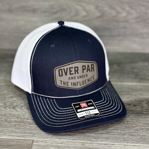 Over Par and Under the Influence Patch Hat - Etsy