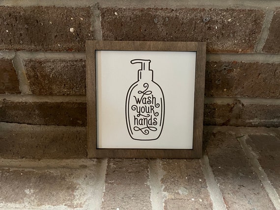 Wash Your Hands Funny Bathroom Sign | Etsy