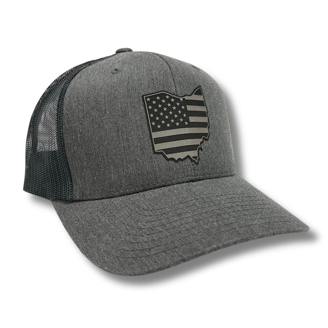 Ohio - American Flag Patch Hat - Etsy
