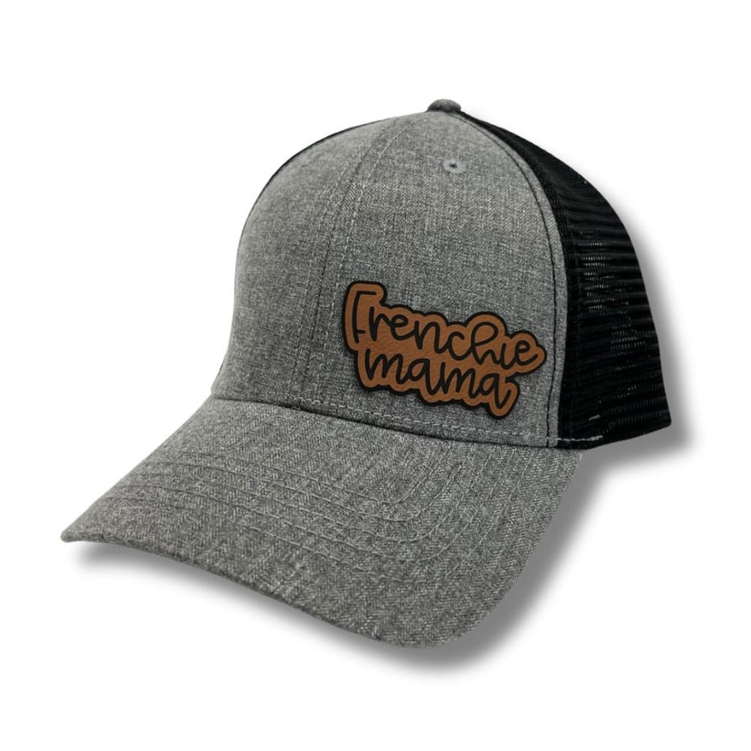 Frenchie Mama Patch Ponytail Trucker Hat - Etsy