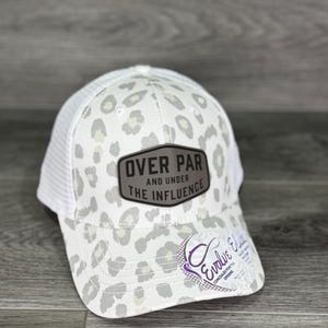 Over Par and Under the Influence Patch Hat - Etsy