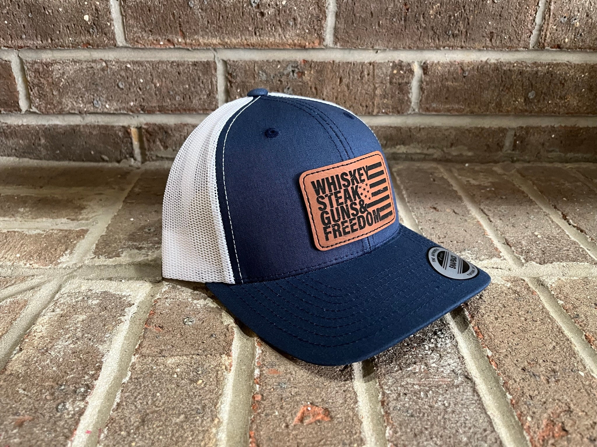 Whiskey Steak Guns & Freedom Trucker Hat - Etsy