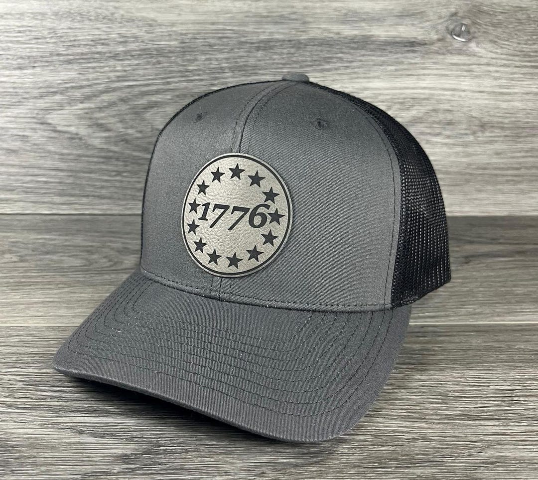 1776 Patch Hat - Choose Your Hat Style - Snapback Trucker - Fitted ...