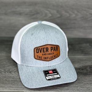 Over Par and Under the Influence Patch Hat - Etsy