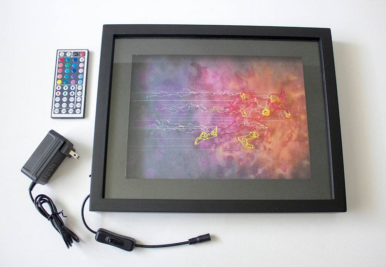 The Flash LED Light Display W Remote - Etsy