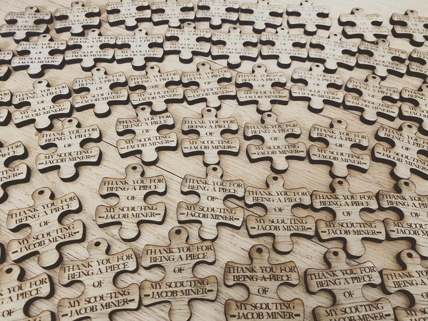 Puzzle Piece Wedding Tag Favors - Etsy