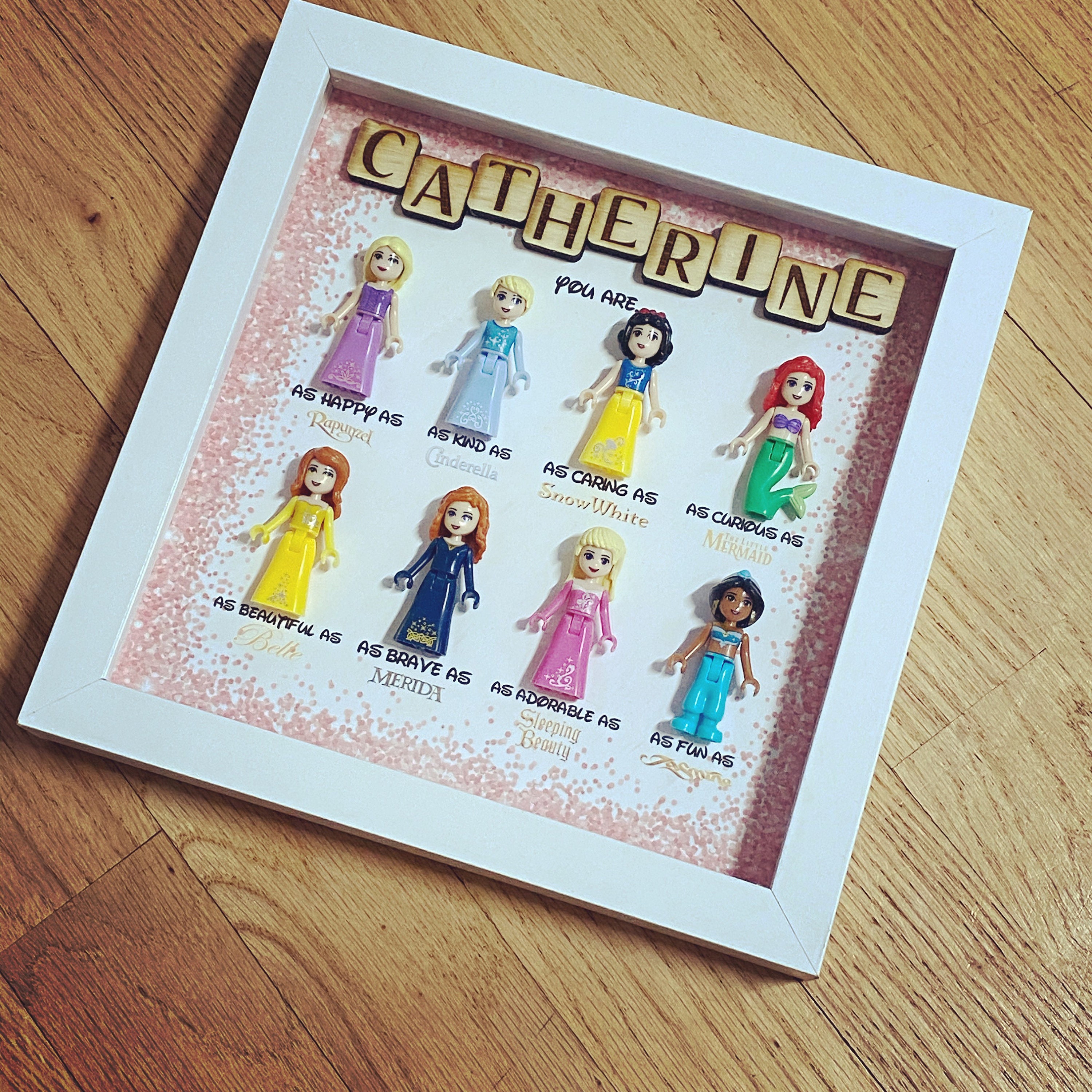 Personalized Character Shadow Box Princess Superhero - Etsy