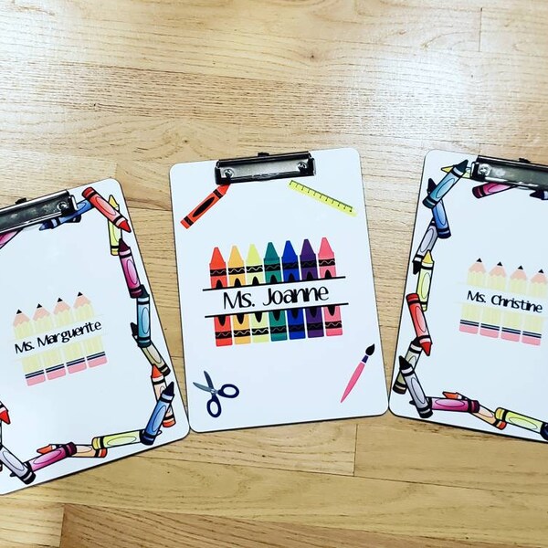 Teacher Clipboard - Etsy