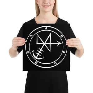 Abaddon: Angel of the Abyss | Sigil Print - Etsy