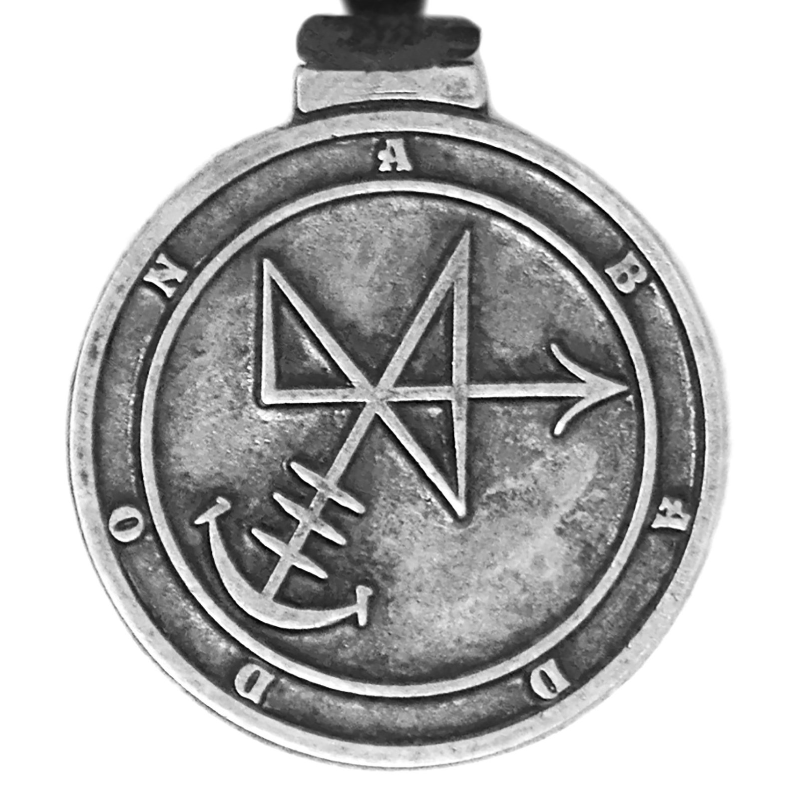 The Silver Amulet of Lucifer - Etsy