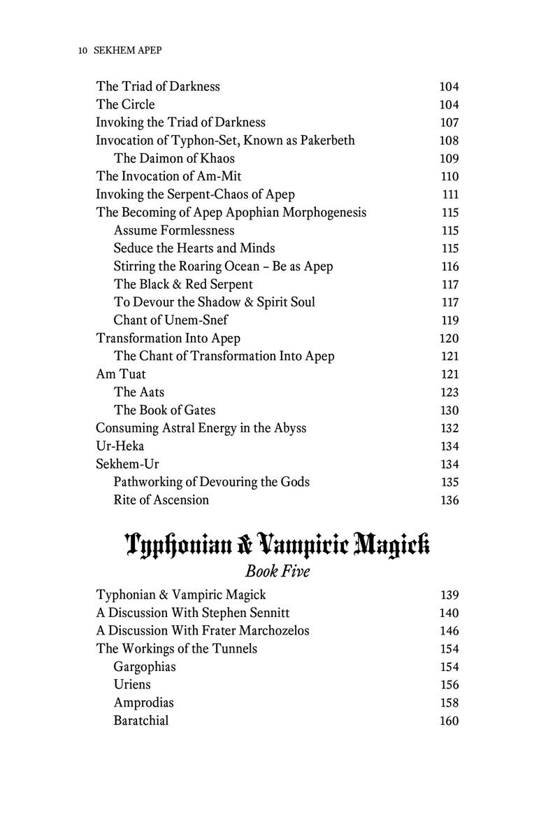 Sekhem Apep: Typhonian Vampyre Magick - Michael W. Ford Hardback - Etsy