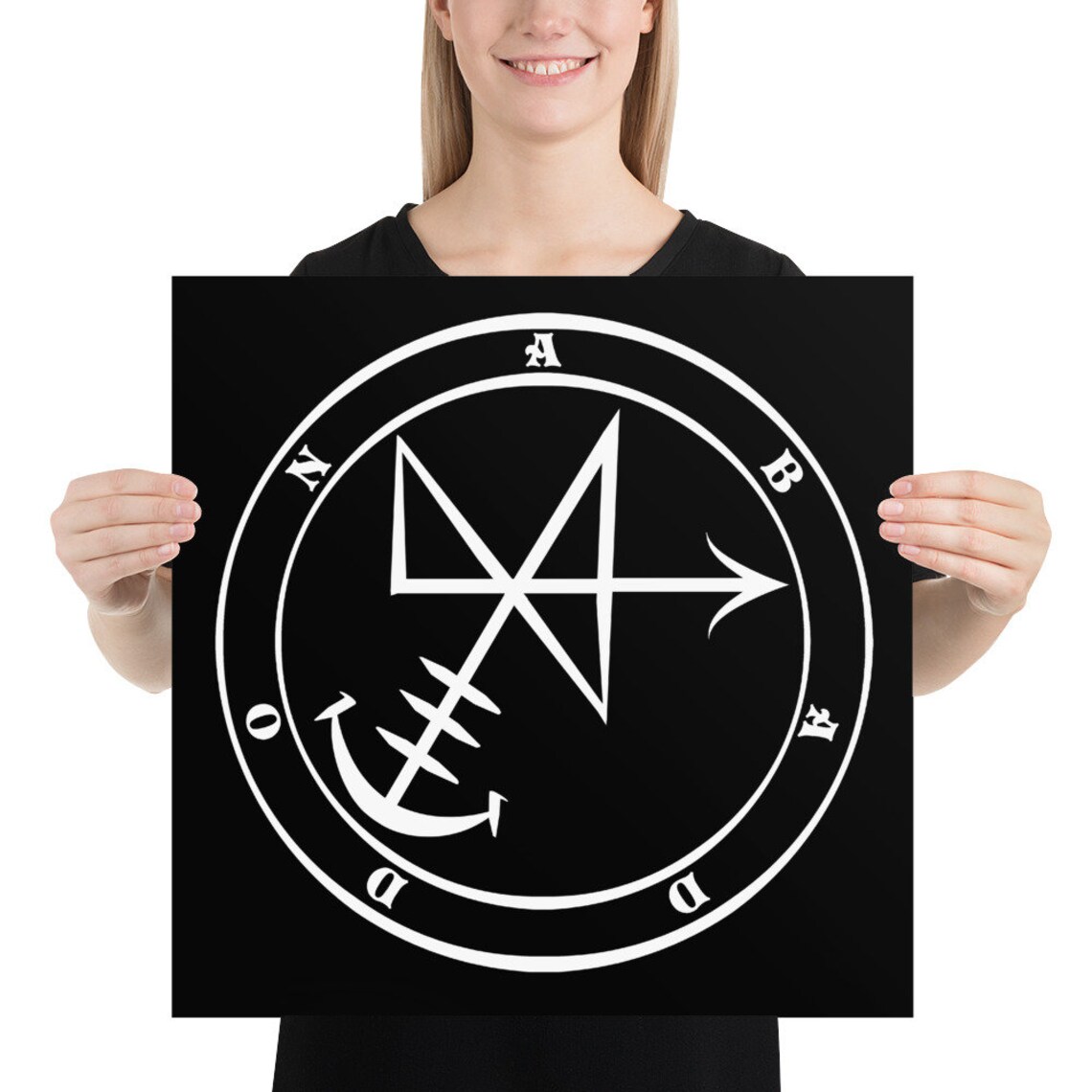Abaddon: Angel of the Abyss Sigil Print - Etsy