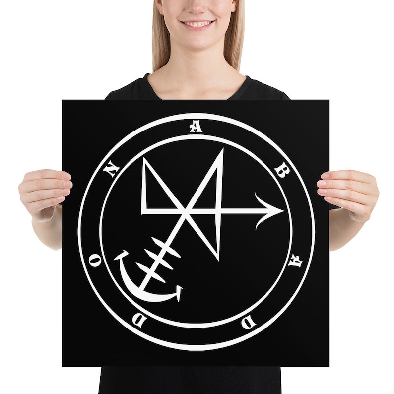 Abaddon: Angel of the Abyss Sigil Print - Etsy