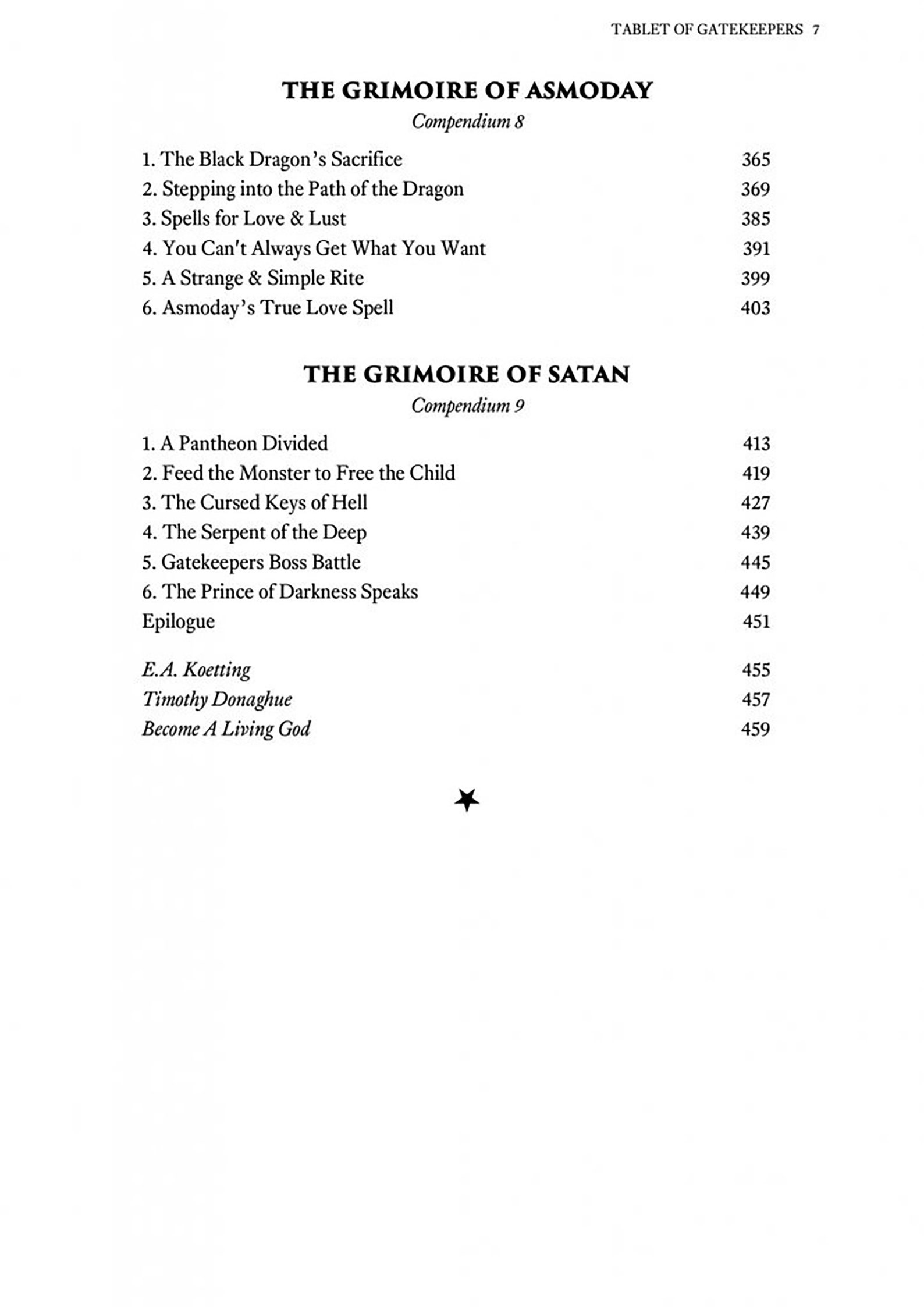 The Nine Demonic Gatekeepers by E.A. Koetting - Etsy