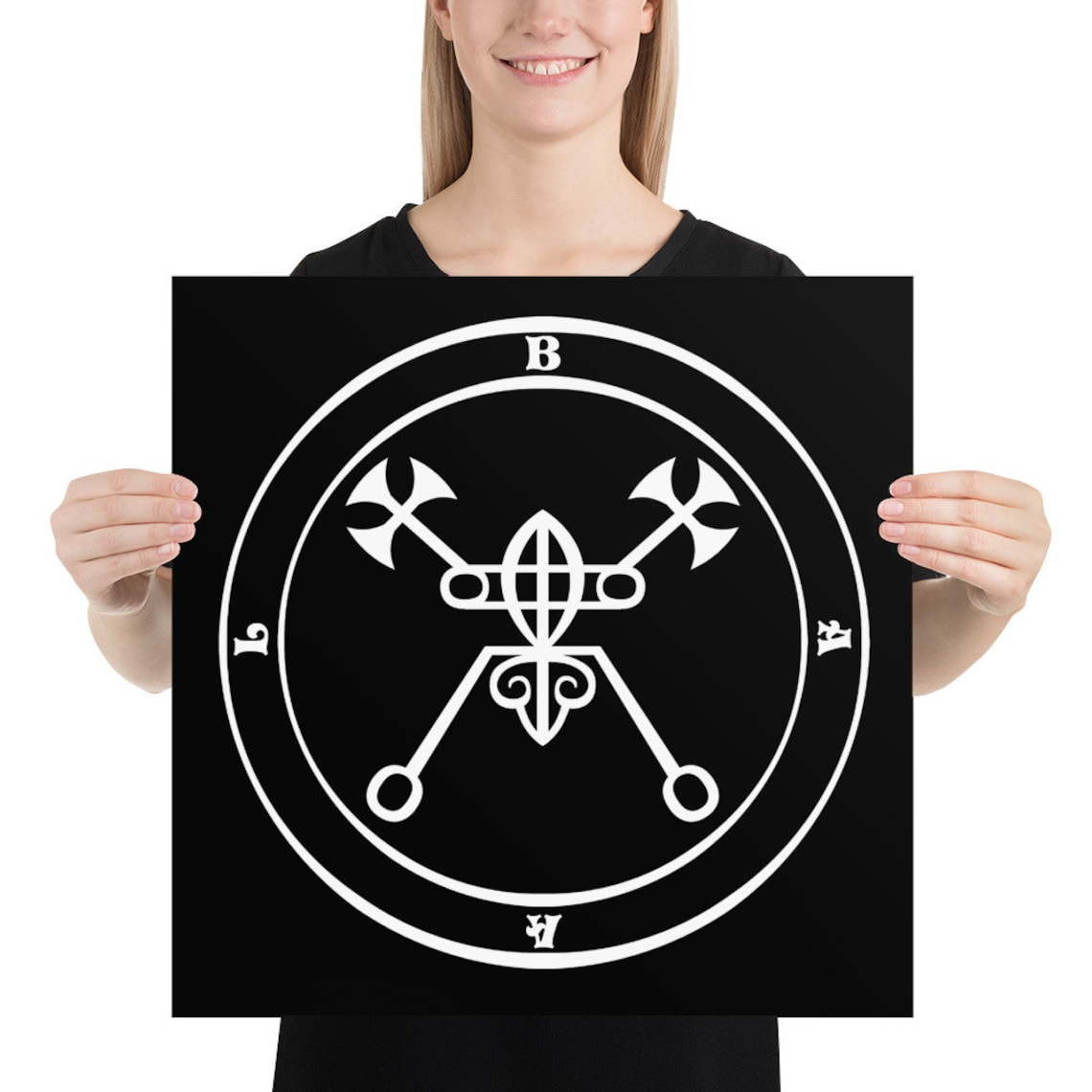 Baal: the King of Kings Sigil Print | Etsy