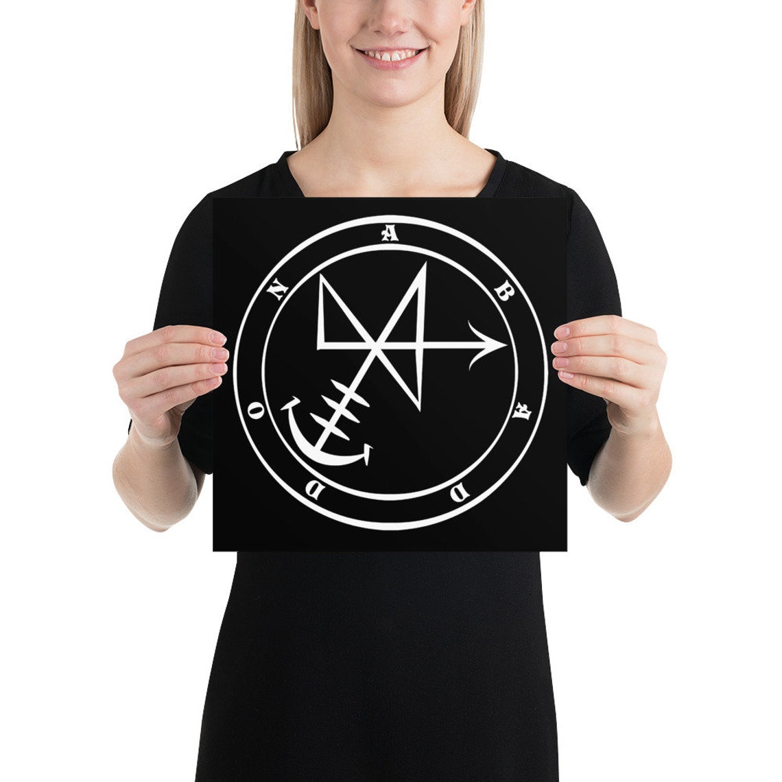 Abaddon: Angel of the Abyss Sigil Print - Etsy