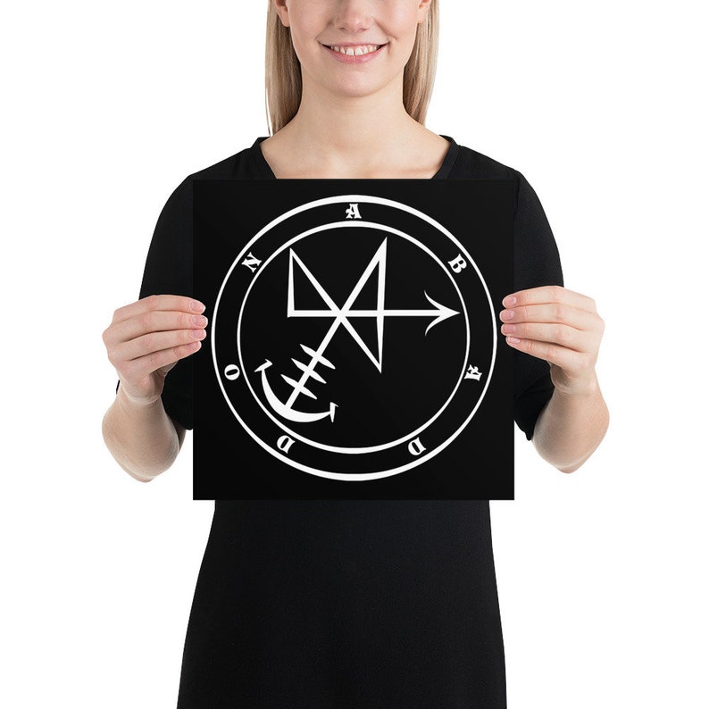Abaddon: Angel of the Abyss Sigil Print - Etsy