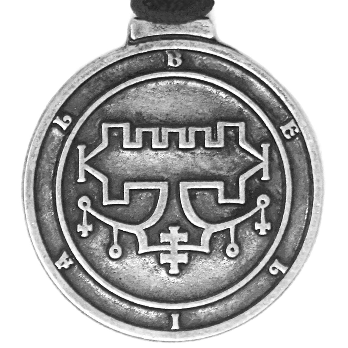 The Silver Amulet of Lucifer - Etsy