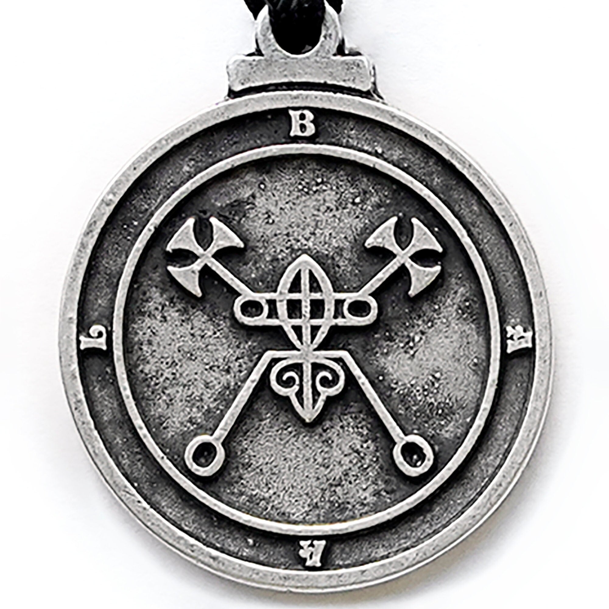 The Silver Amulet of Satan - Etsy