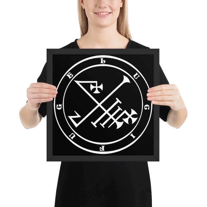 Lucifuge: the Lord of Pacts | Framed Sigil Print - Etsy