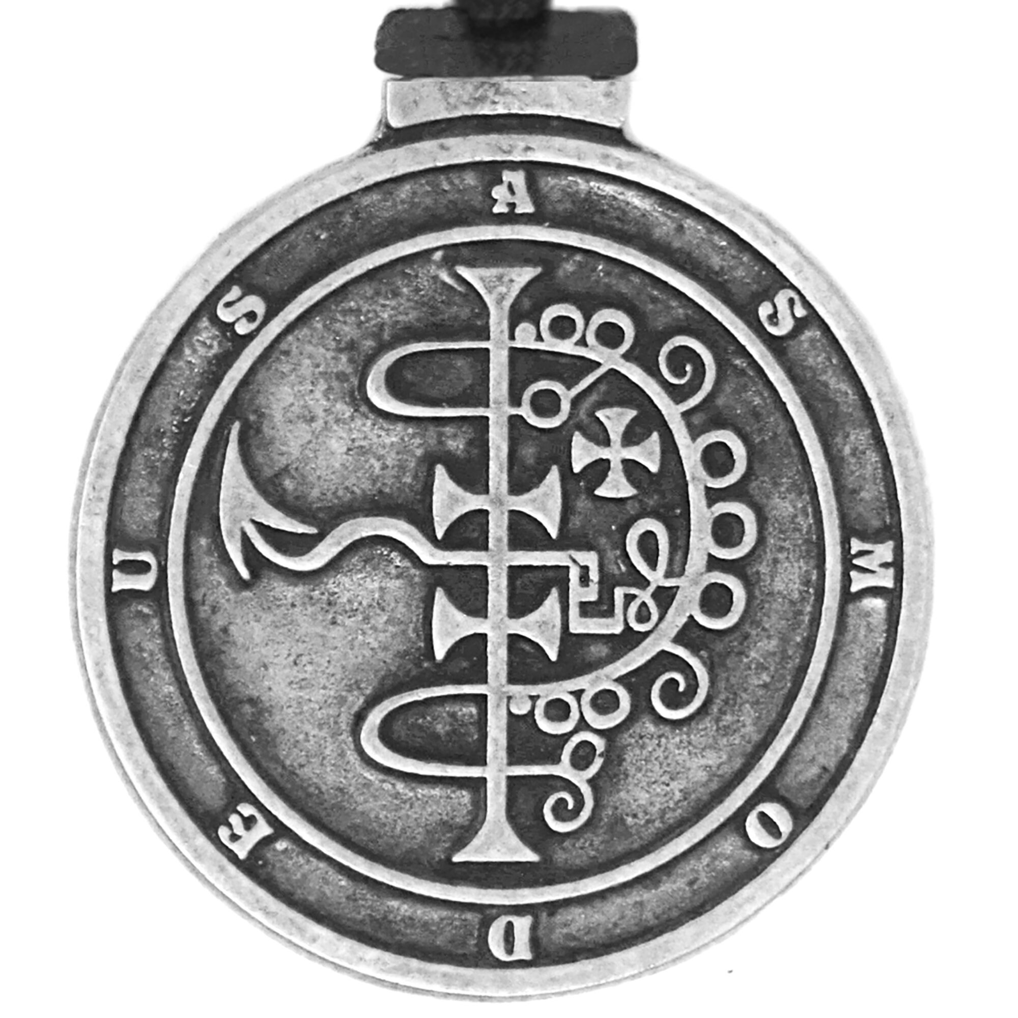 The Silver Amulet of Lucifer - Etsy