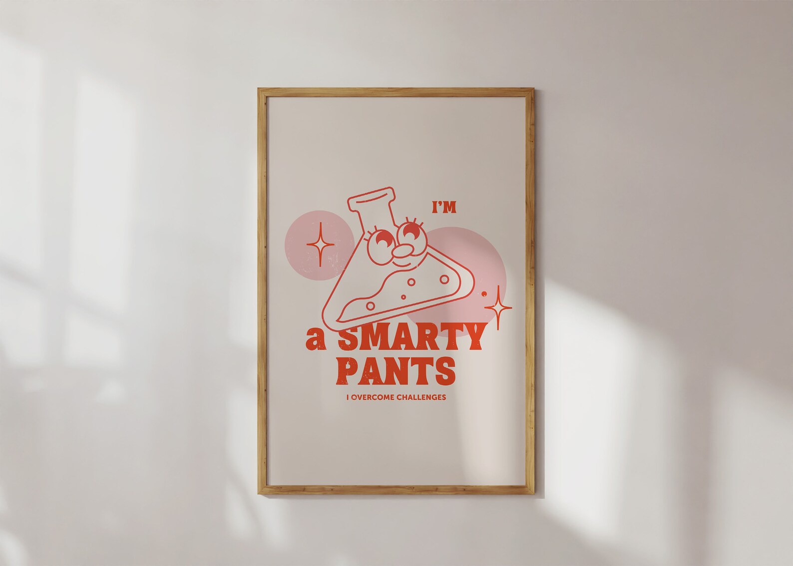 Mid Century Modern Kids Room Print: Smarty Pants Art (digital Download ...