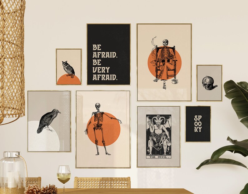 Halloween Art Mega Bundle Set of 20 Printables Vintage - Etsy