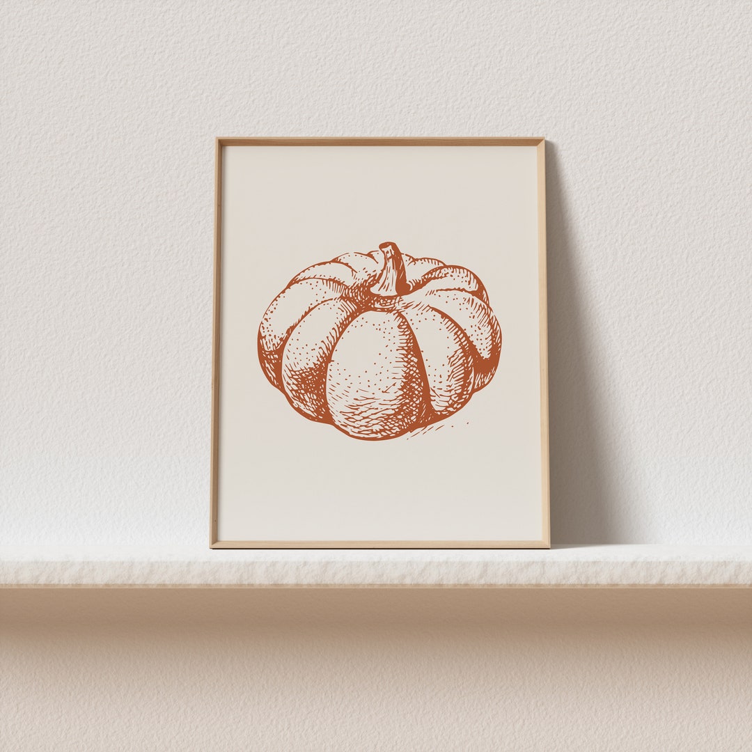 Fall Instant Printable Thanksgiving Wall Decor Cute - Etsy