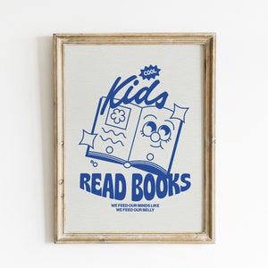 Cool Kids Read Books | Boho Classroom Decor | Trendy School Poster ...