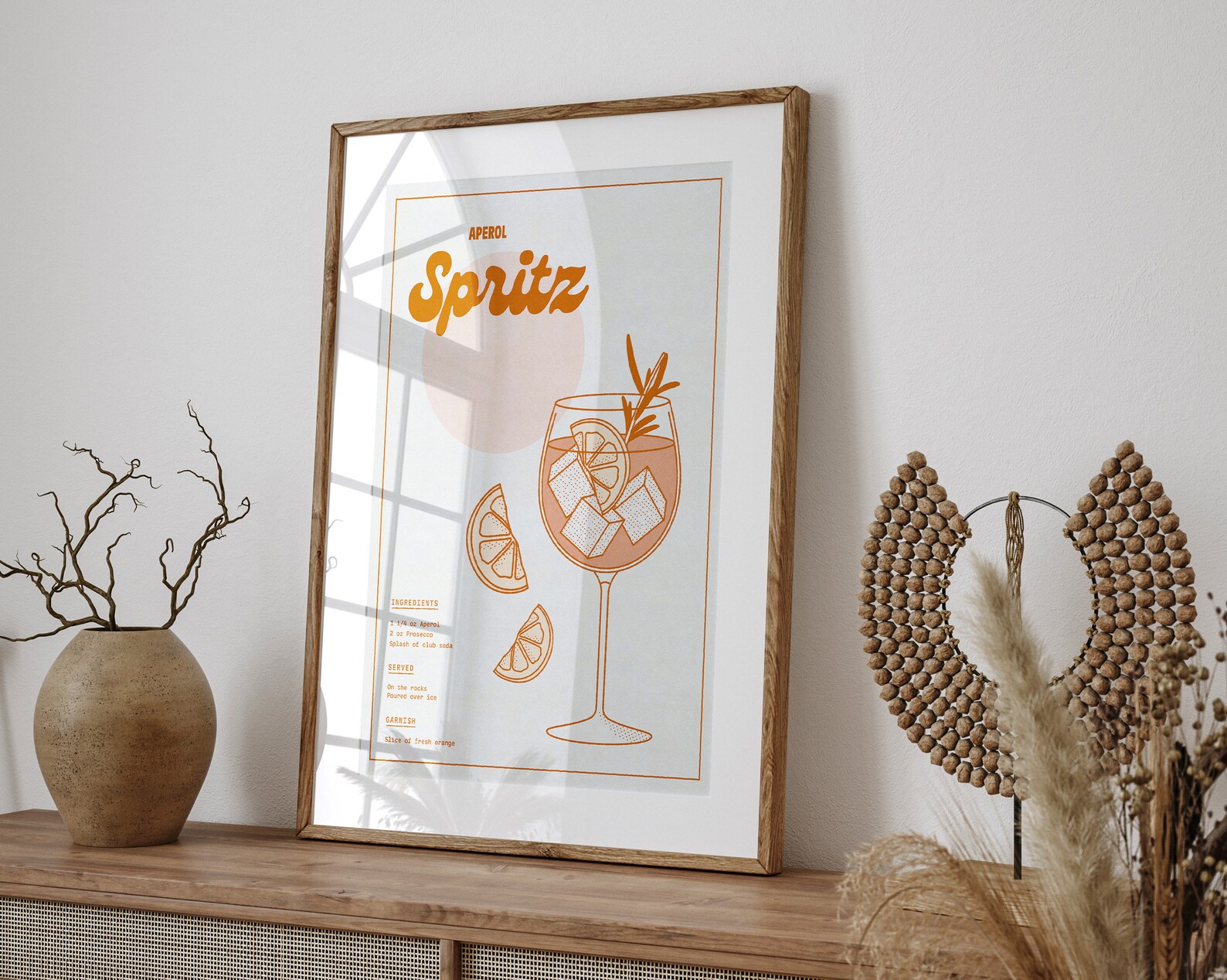 Vintage Inspired Aperol Spritz Recipe Printable Retro - Etsy