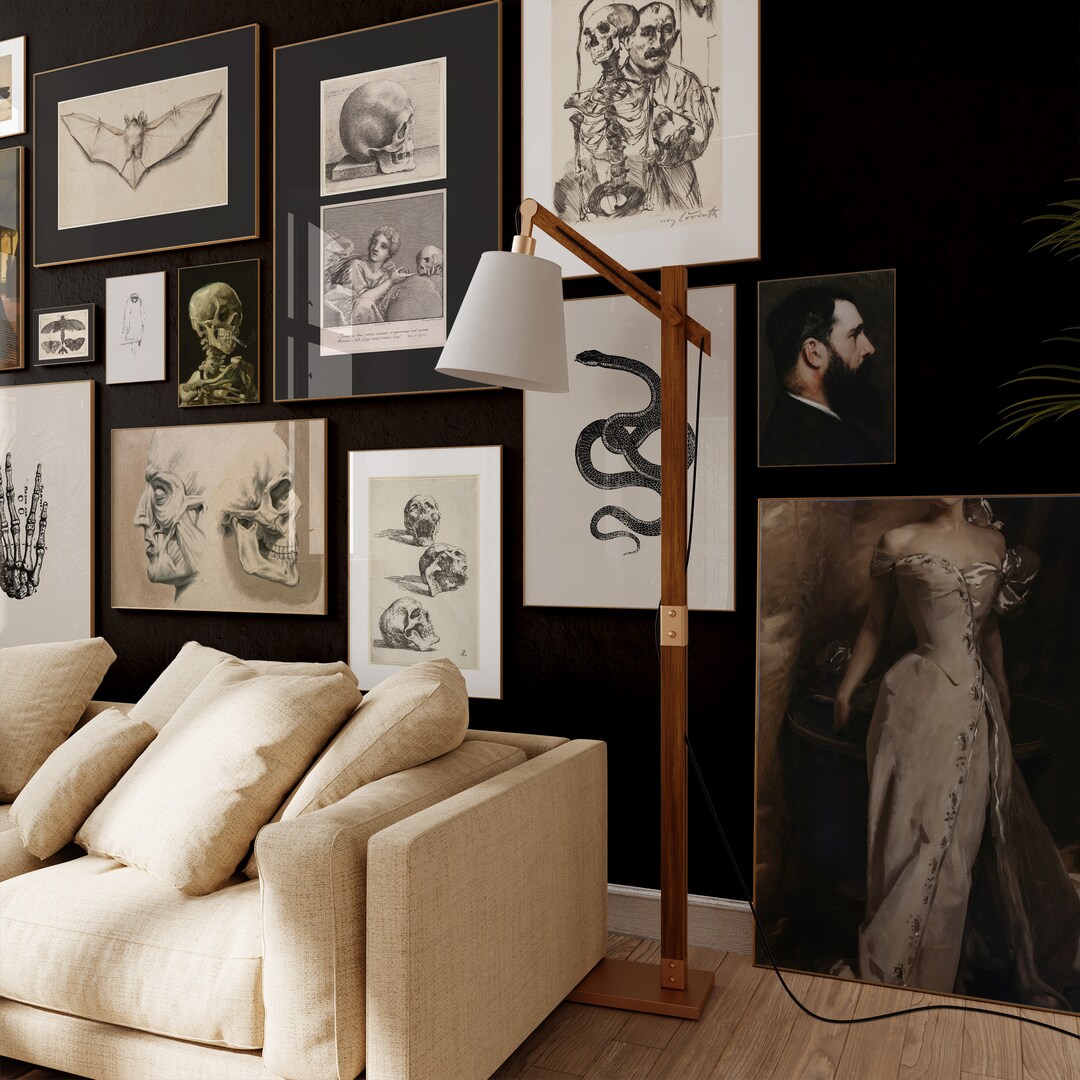 Vintage Halloween Mega Bundle 40 Dark Academia Printable Gallery Wall ...