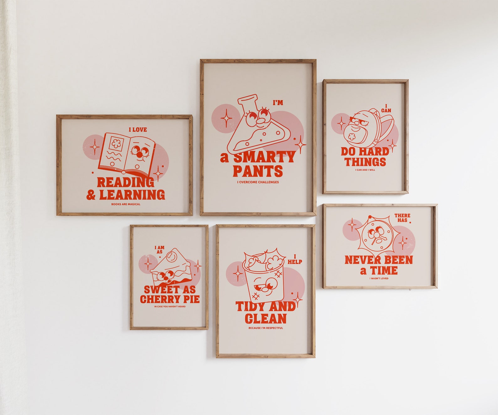 Mid Century Modern Kids Room Print: Smarty Pants Art (digital Download ...