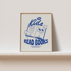 Cool Kids Read Books | Boho Classroom Decor | Trendy School Poster ...