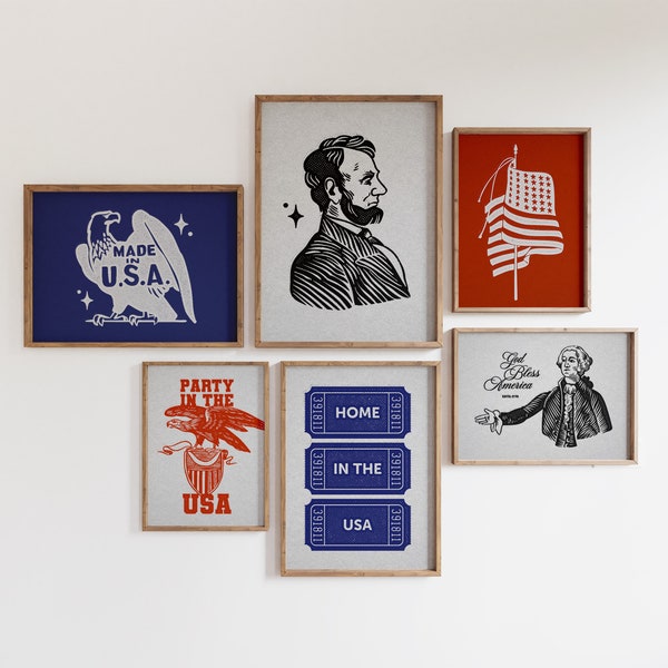 Red White Blue Decor - Etsy