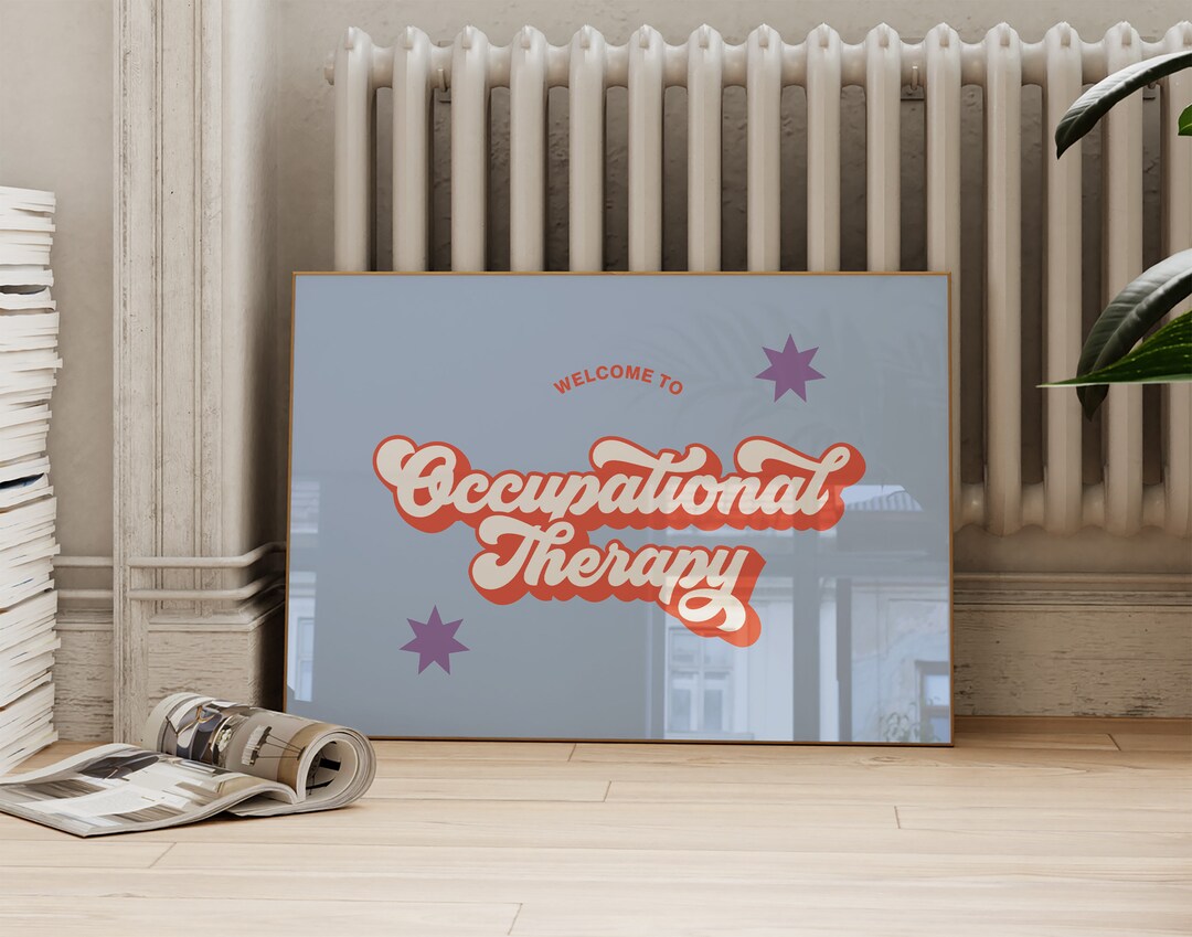 Occupational Therapy Print | Horizontal Welcome to OT Poster | Office ...