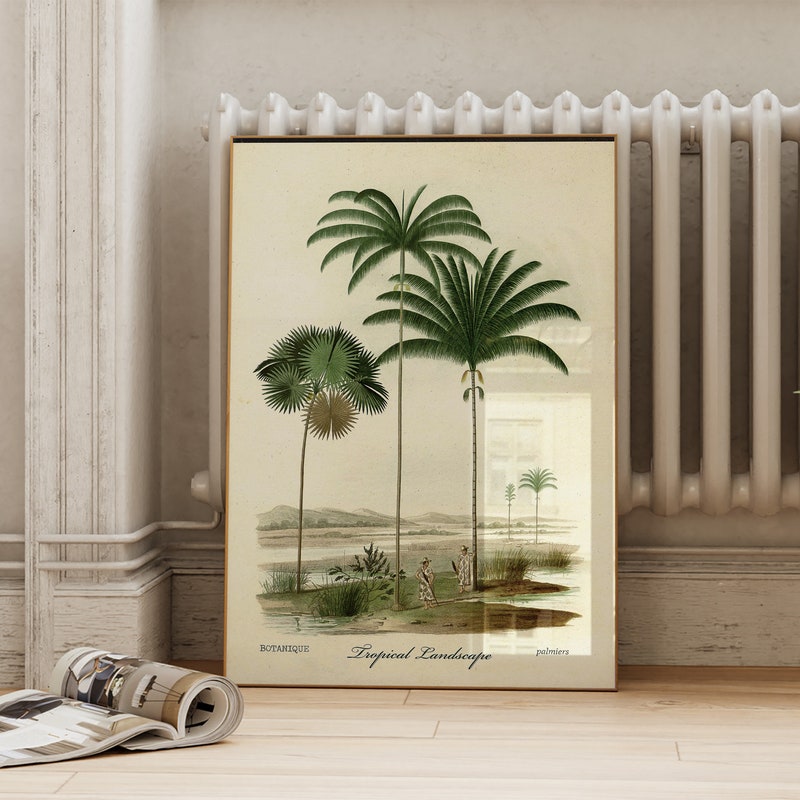 Palm Tree Poster - Etsy