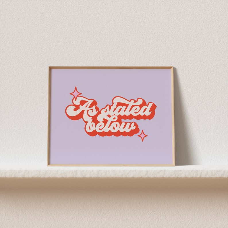 Home Office Wall Art Colorful Desk Print as Stated Below - Etsy