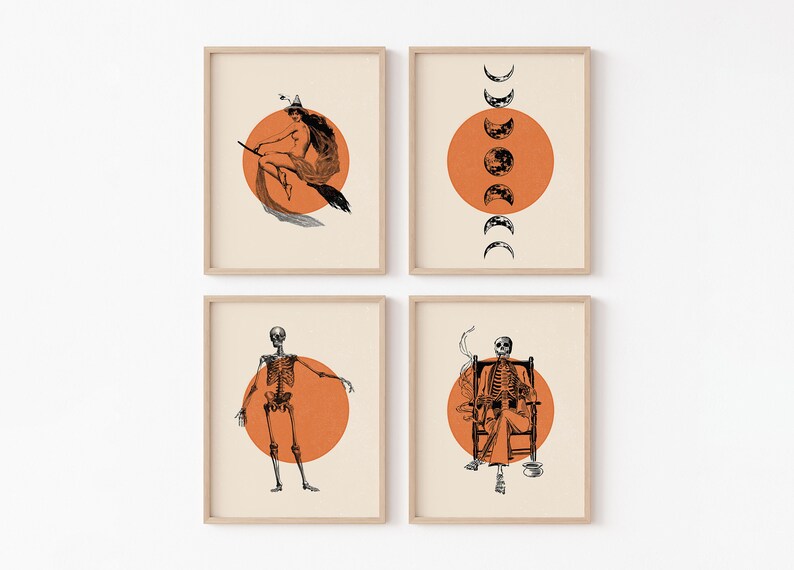 Halloween Art Mega Bundle Set of 20 Printables Vintage - Etsy