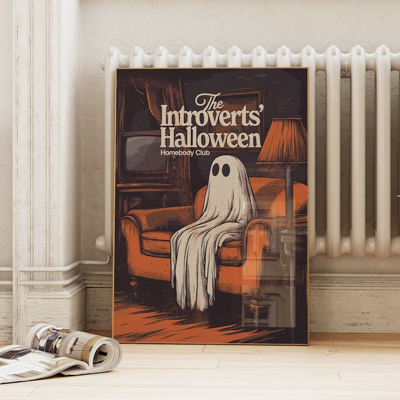 Cute Halloween Poster - Etsy