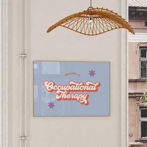 Occupational Therapy Print | Horizontal Welcome to OT Poster | Office ...