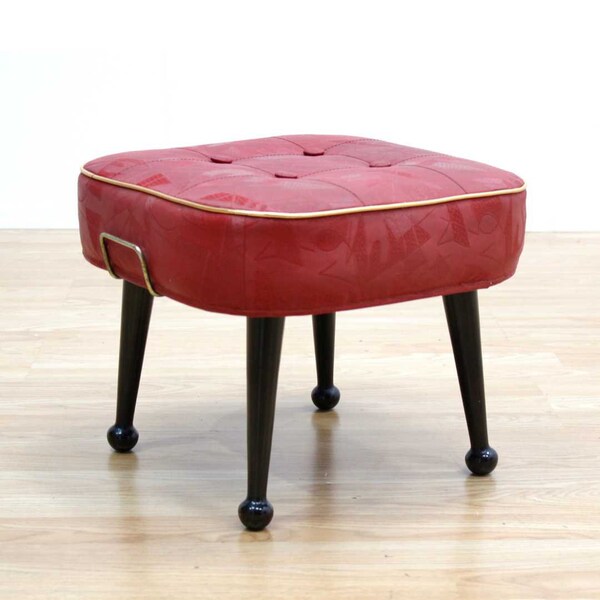 Mid Century Modern Footstool - Etsy