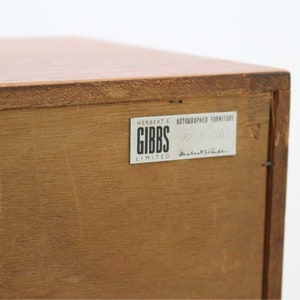 Mid Century Entryway Cabinet by Herbert E. Gibbs Teak China - Etsy