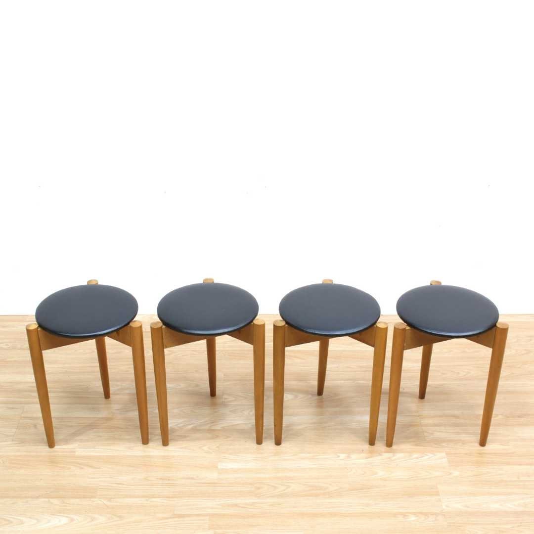 Set of Four Mid Century Stools by Legate Furniture of Scotland - Etsy